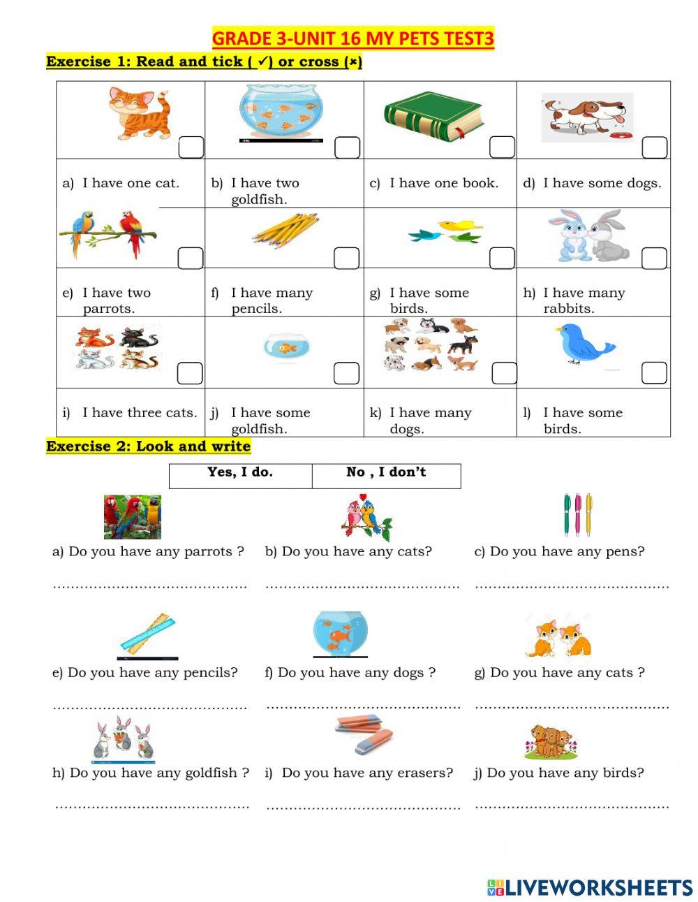 G3-unit 16 test3 worksheet | Live Worksheets