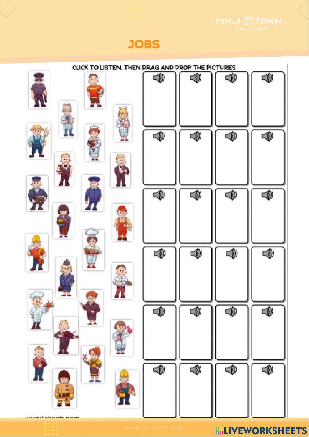 Jobs | jessimur | Live Worksheets