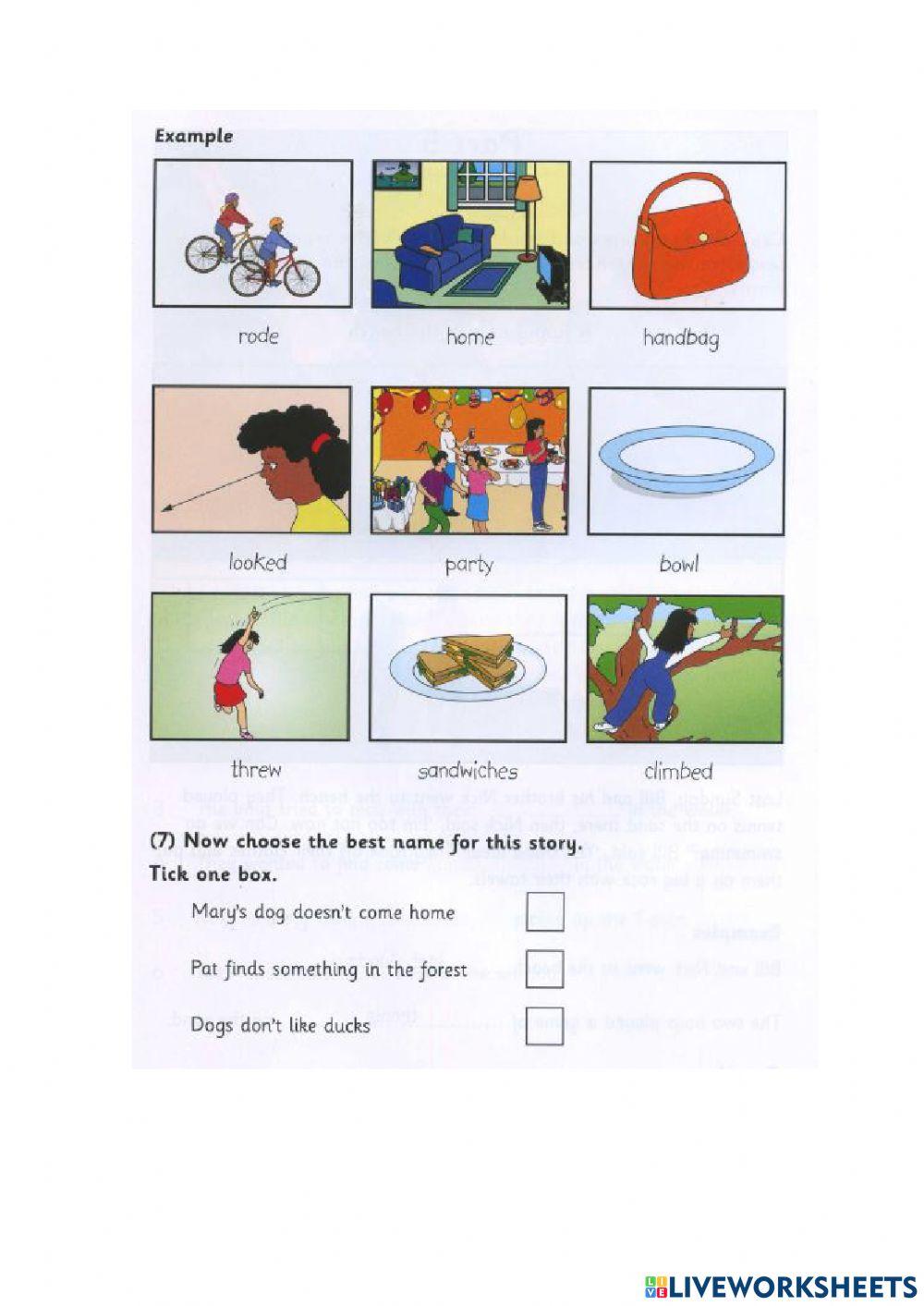 MT Test 6 Part 5 worksheet | Live Worksheets