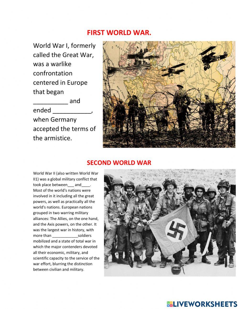 Historical Even… | Free Interactive Worksheets | 2330067