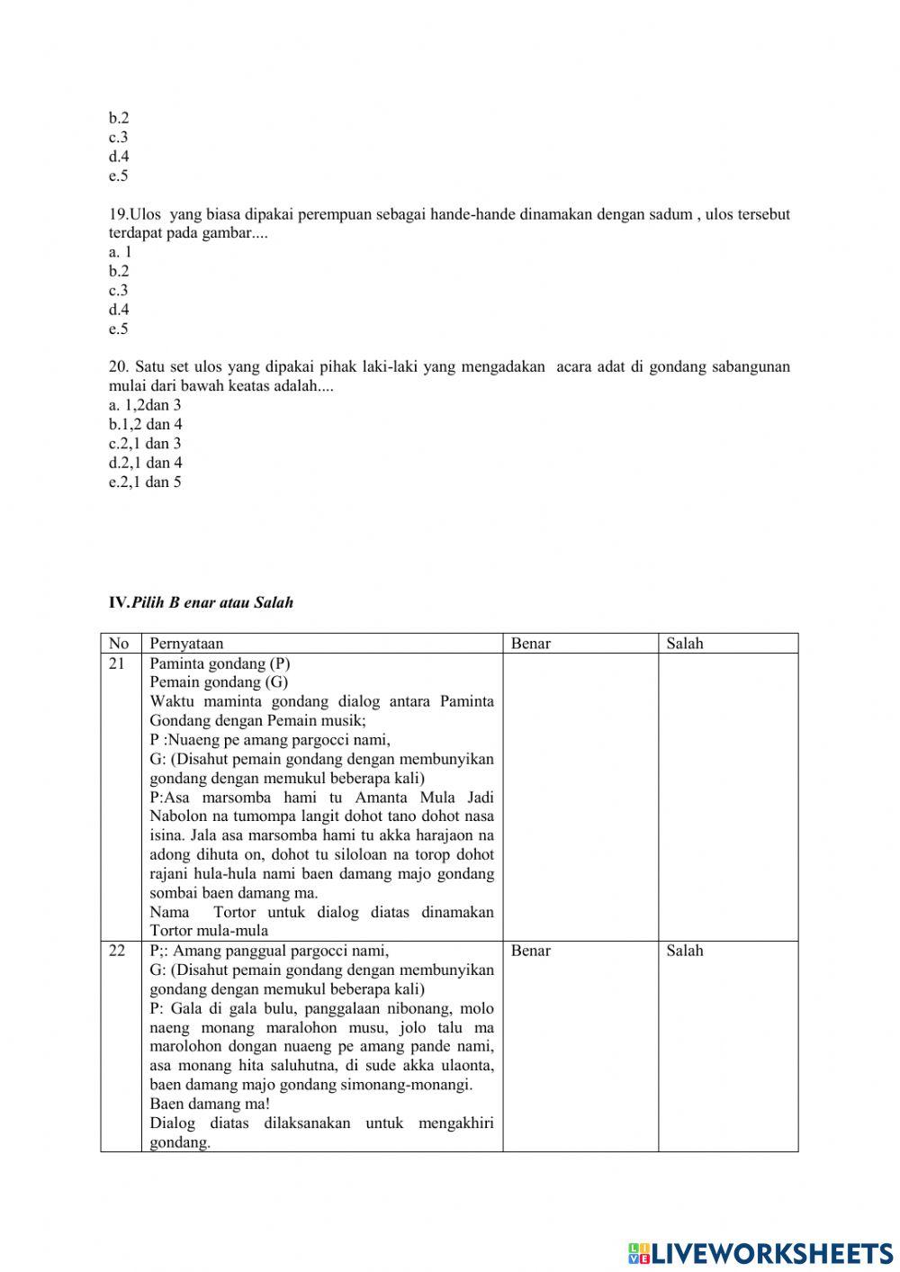 Us mulok xii | Free Interactive Worksheets | 2331300