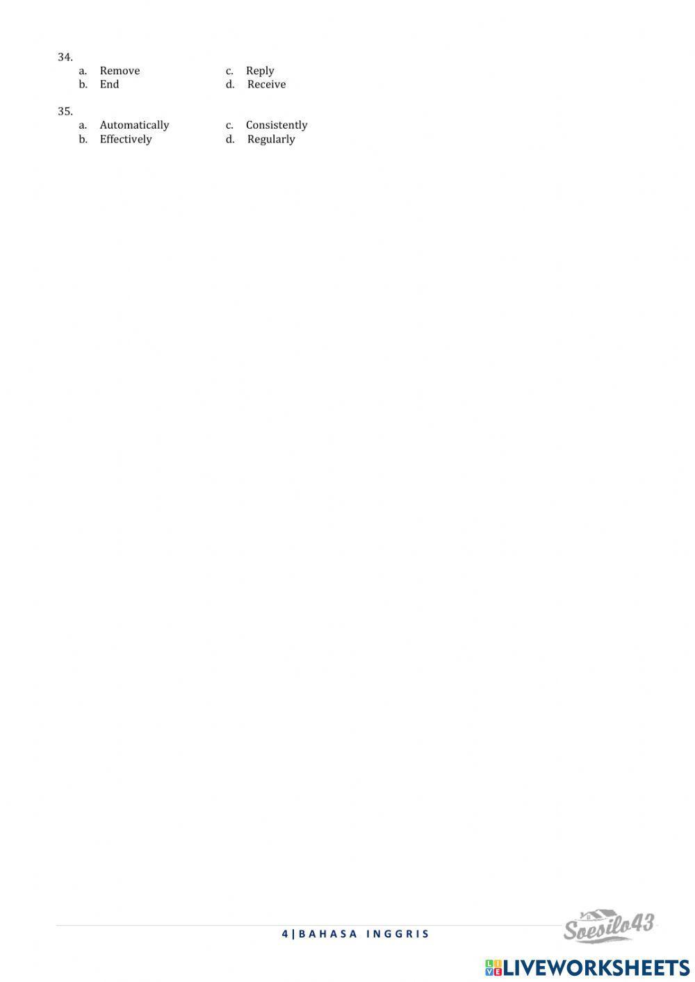 Drilling English Test online exercise for | Live Worksheets