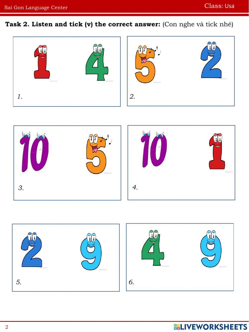 PPD A1 numbers 28.03 worksheet | Live Worksheets