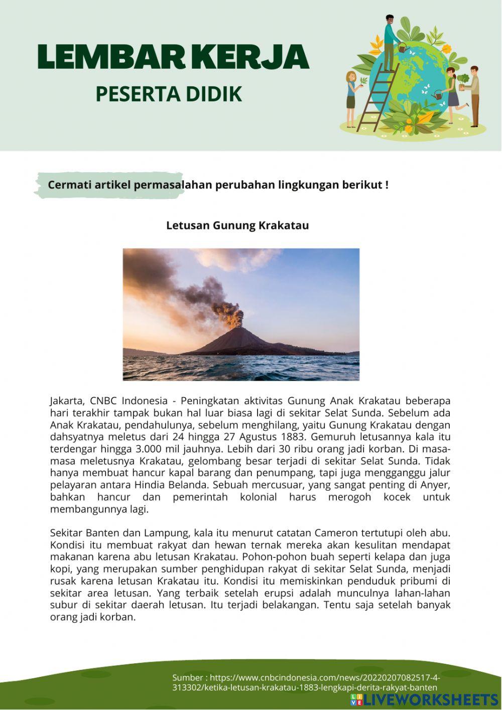 2331982 | LKPD Perubahan Lingkungan (Letusan Gunung