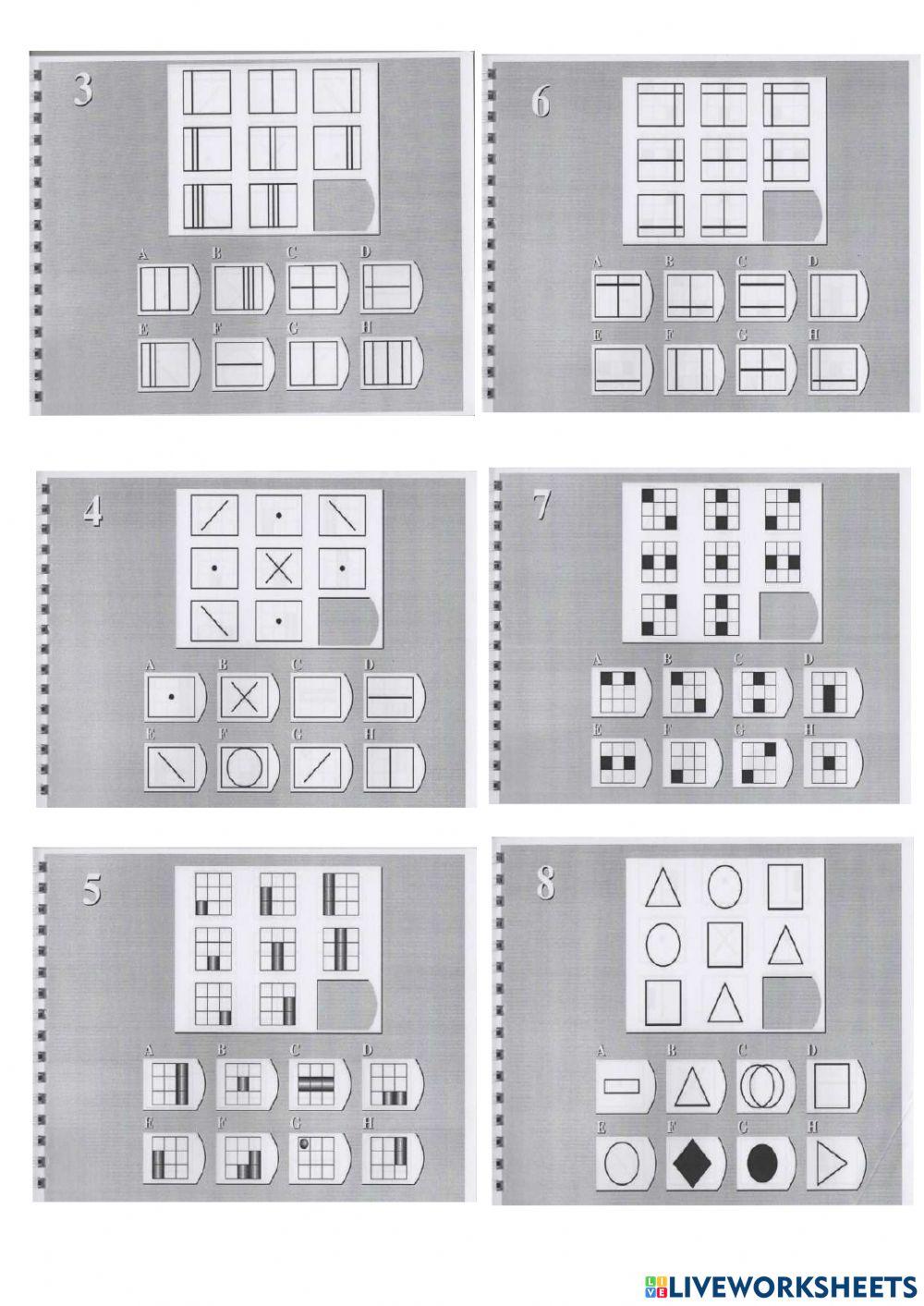 2577214 | IQ - TEST LOGIKA | STTIH | LiveWorksheets