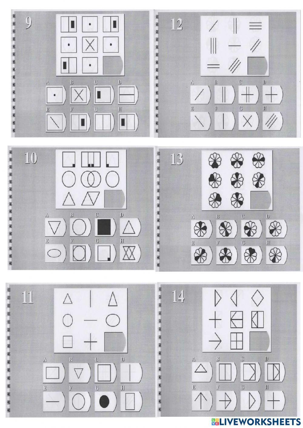 2577214 | IQ - TEST LOGIKA | STTIH | LiveWorksheets