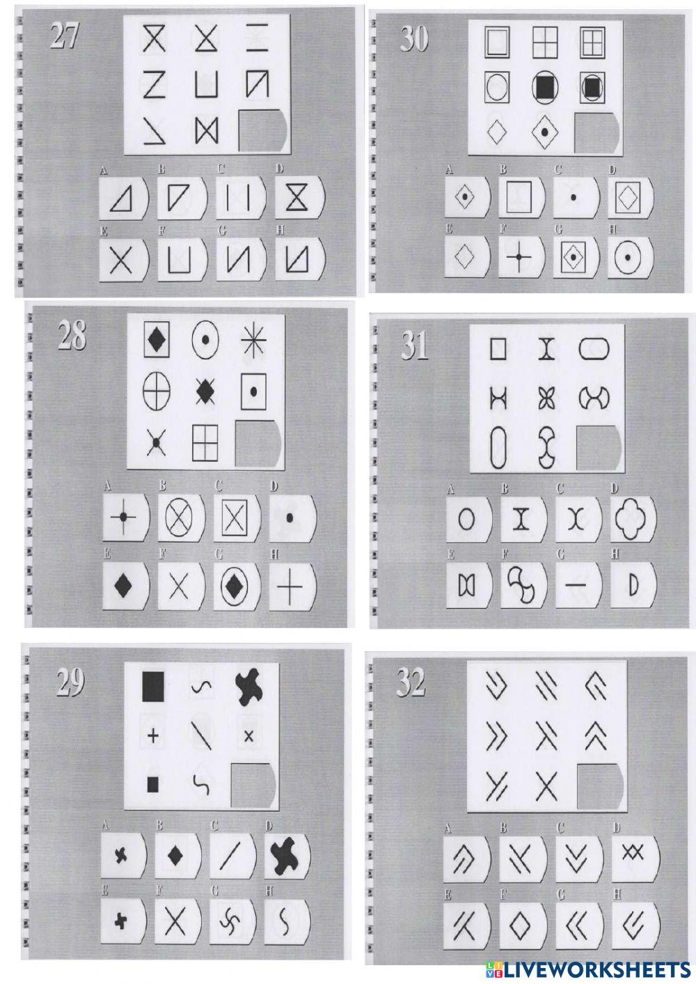 2577214 | IQ - TEST LOGIKA | STTIH | LiveWorksheets