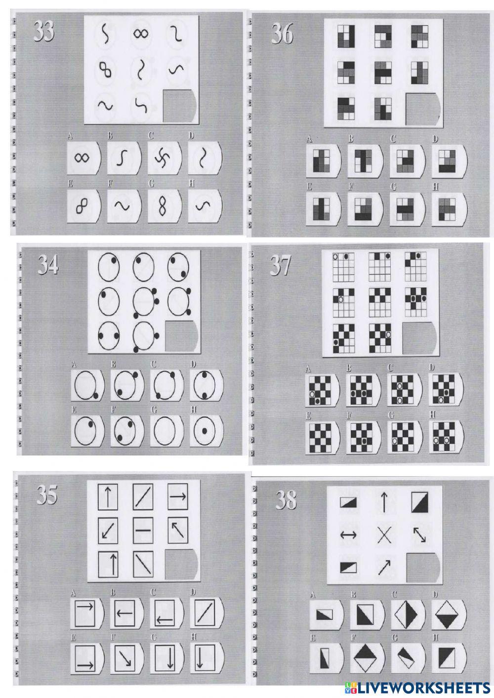 2577214 | IQ - TEST LOGIKA | STTIH | LiveWorksheets