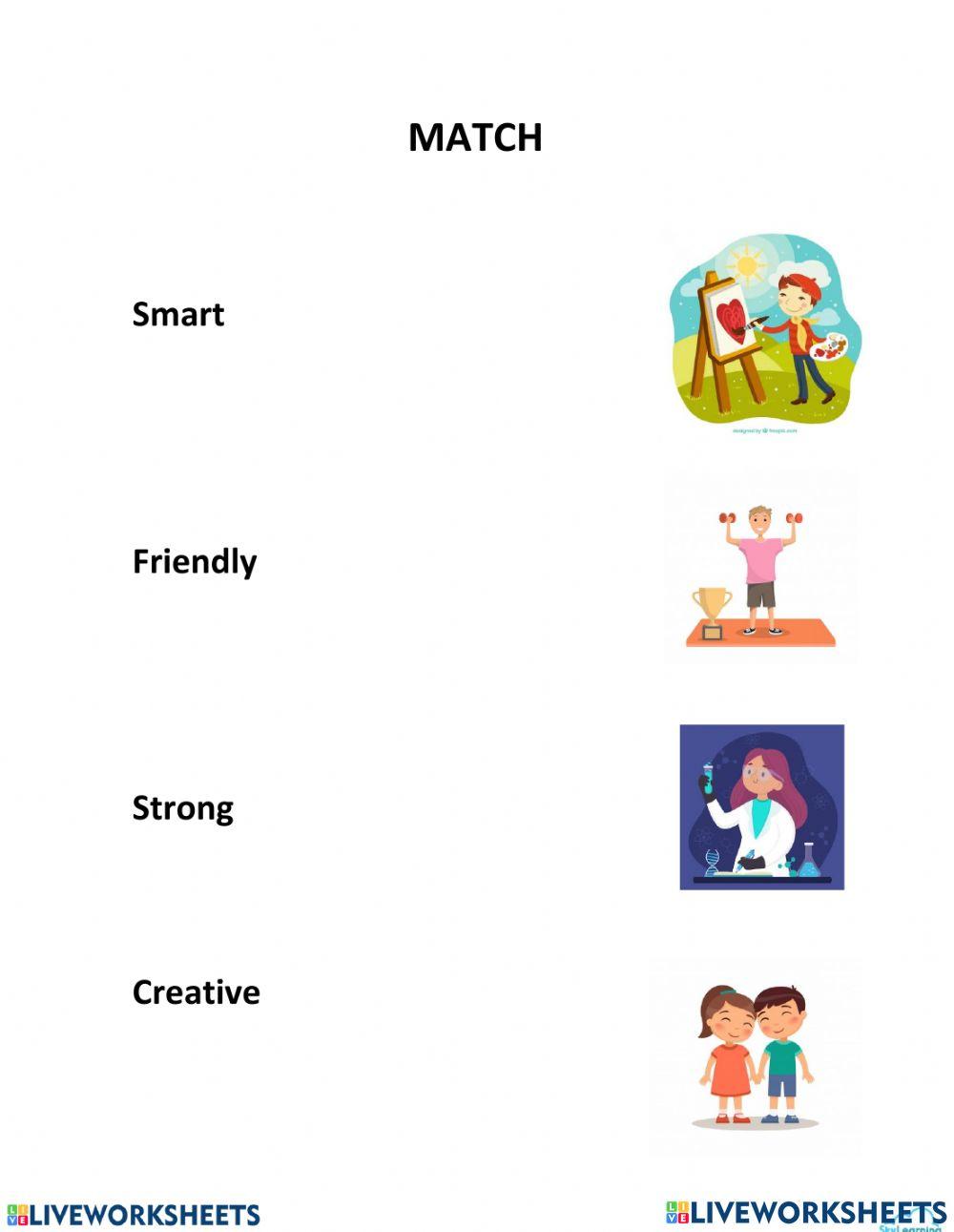 Adjectives online exercise for Elementary | Live Worksheets