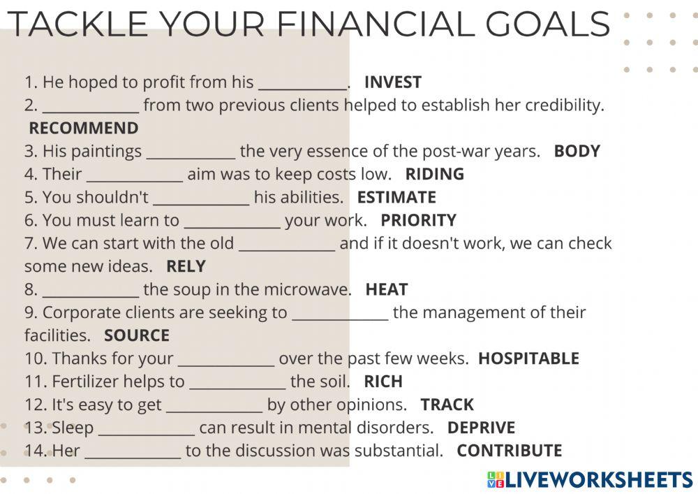 How to tackle your financial goals & have fun 2308257