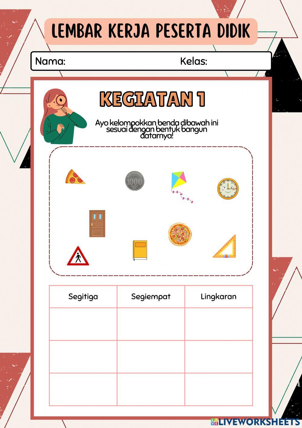 Mengenal Bangun Datar Kelas 2 Sd Kurikulum Merdeka – Eroppa