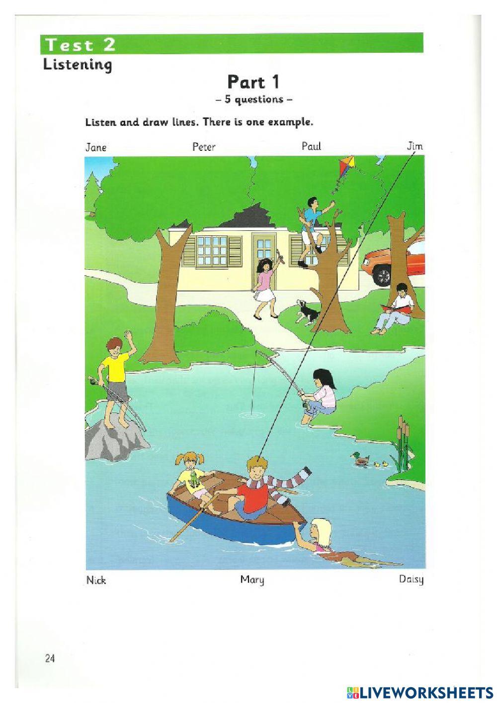 Movers 7 | Free Interactive Worksheets | 2308460