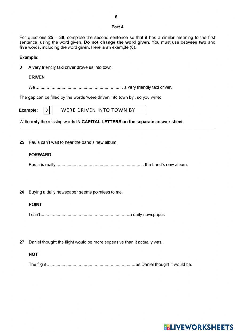 2308515 | Fce uoe | Miss_Mariana_mex | LiveWorksheets