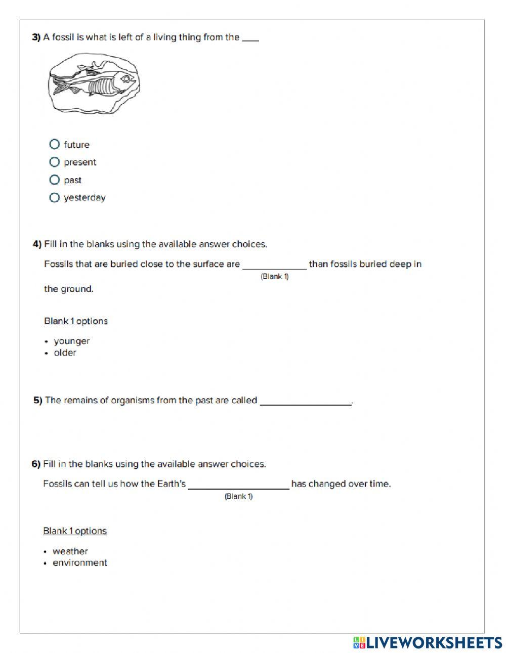 Grade 3 Science… | Free Interactive Worksheets | 6931992
