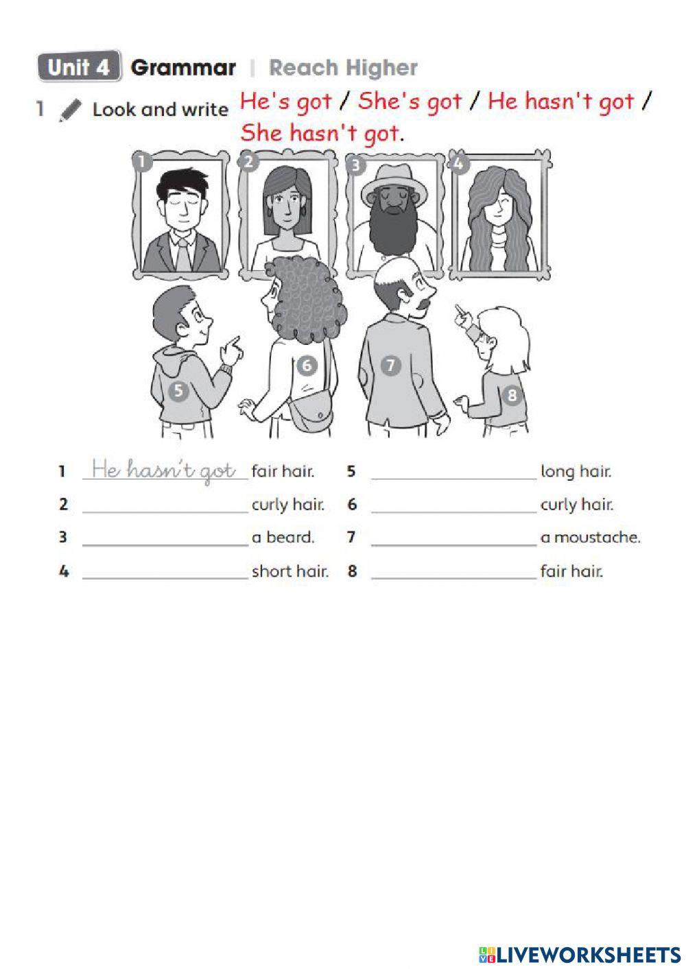 FICHA 2 GRAMMAR… | Free Interactive Worksheets | 6932029