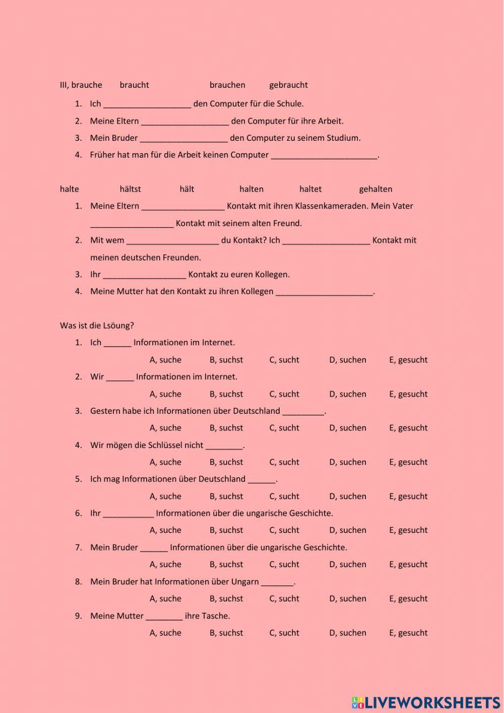 Wortschatz - der Computer - Deuscth- Ungarisch worksheet | Live Worksheets