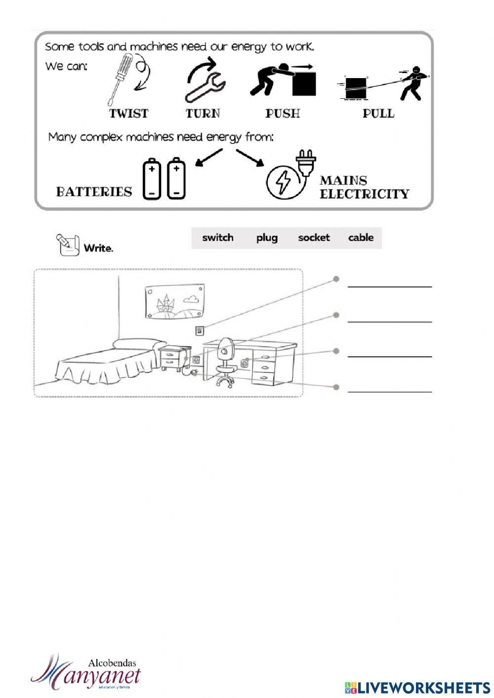 Tools and machines 2311579 | Teresa84 | Live Worksheets
