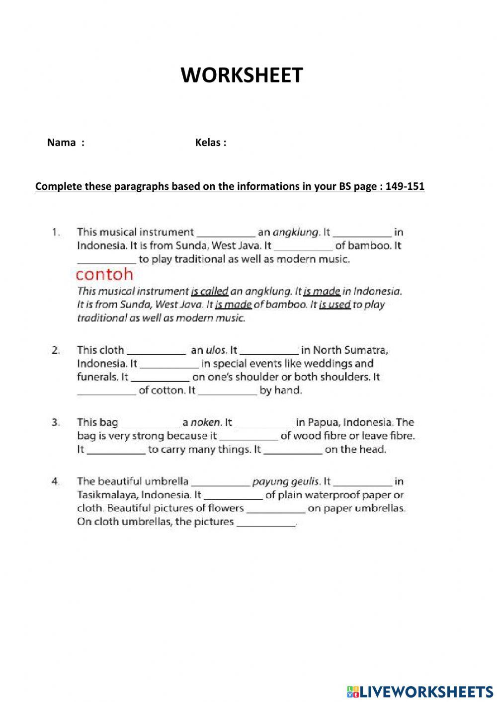 Passive voice for grade 9 - Chapter 8 worksheet | Live Worksheets