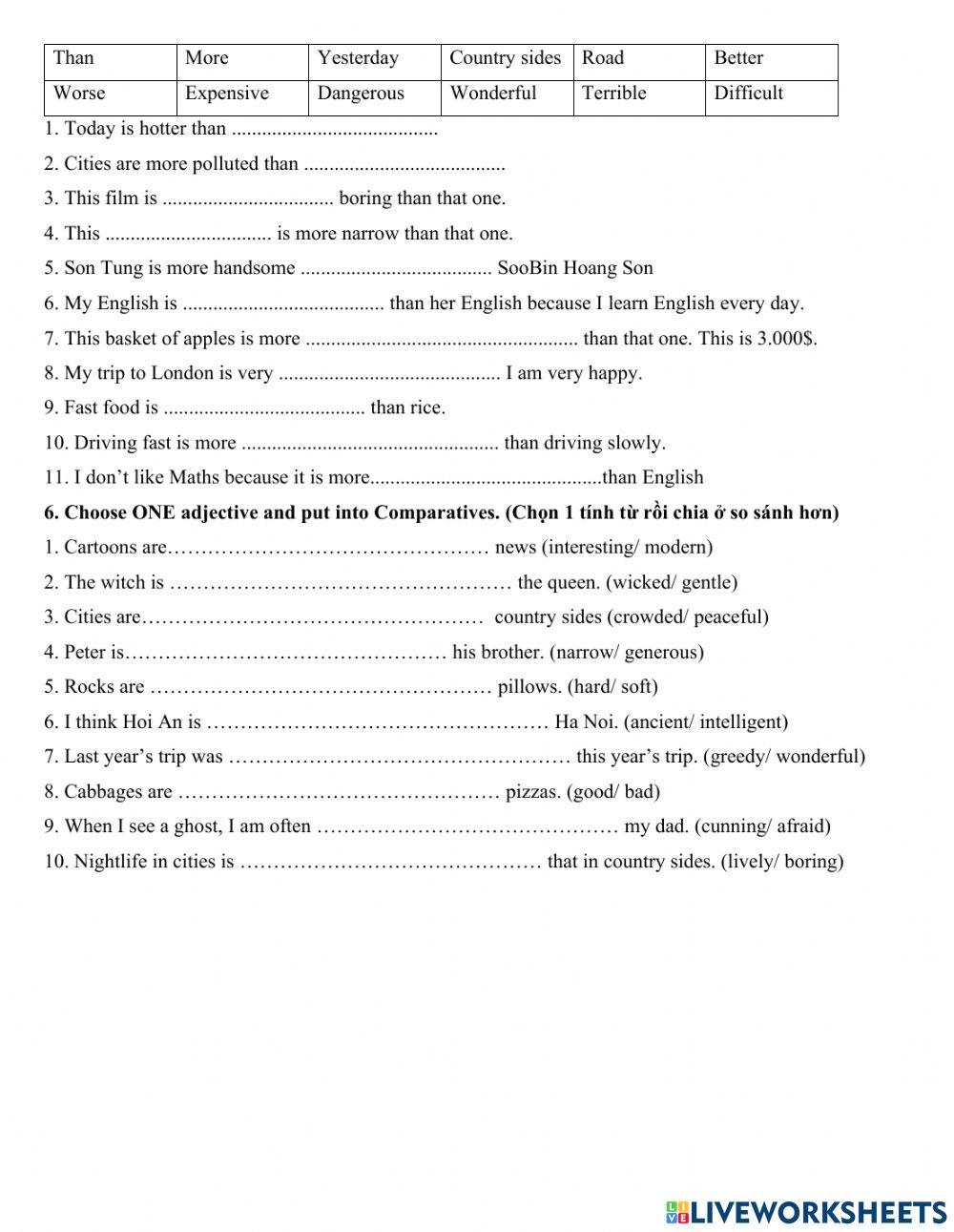 My neighborhood | Free Interactive Worksheets | 2312493