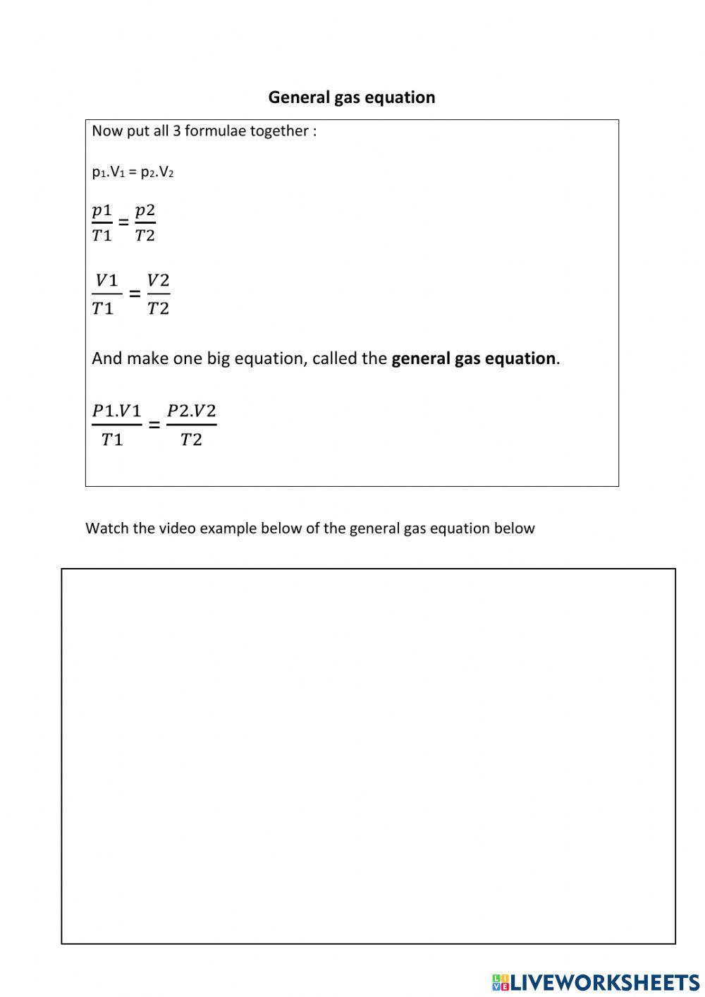 Gas Laws project revision 3 2312926 | MrsKW | Live