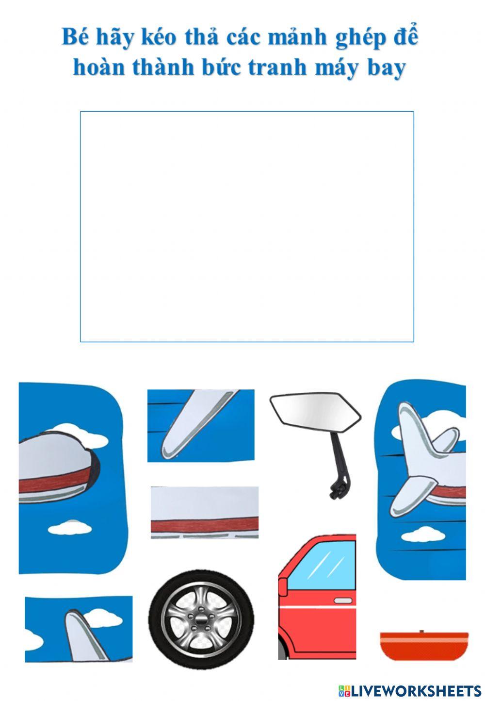 May bay interactive worksheet | Live Worksheets