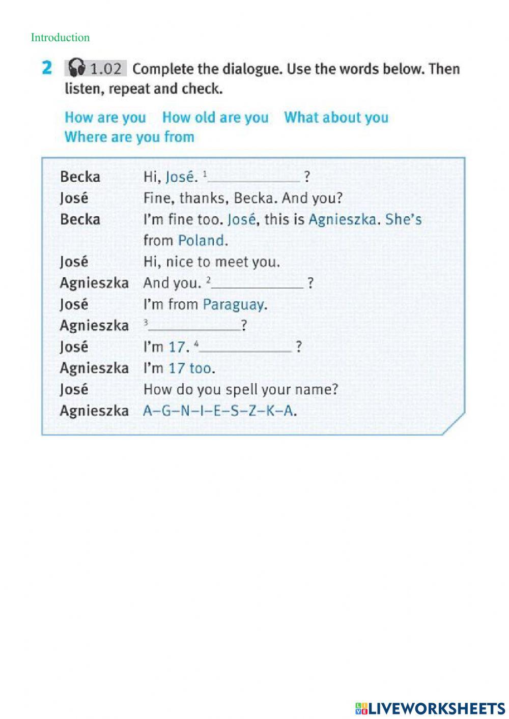 Solutions Elementary Int worksheet | Live Worksheets