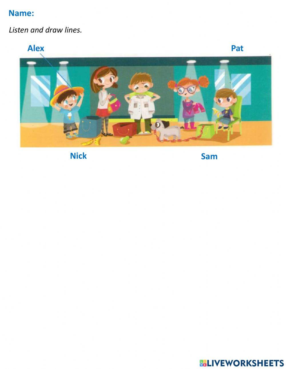 Story fun 1 7193502 | Trần Thị Ánh | Live Worksheets