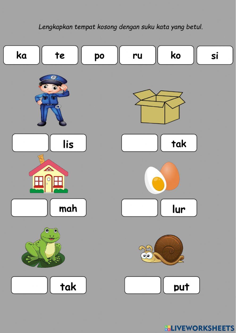 LATIHAN KV KVK online exercise for | Live Worksheets