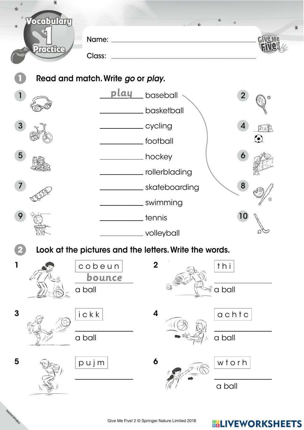 UNIT 1. KIDS 3 online exercise for | Live Worksheets