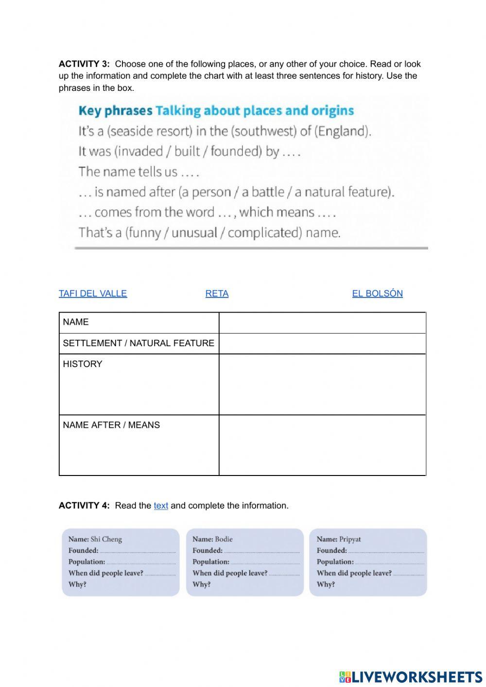 How do places get their names | profepasti | Live