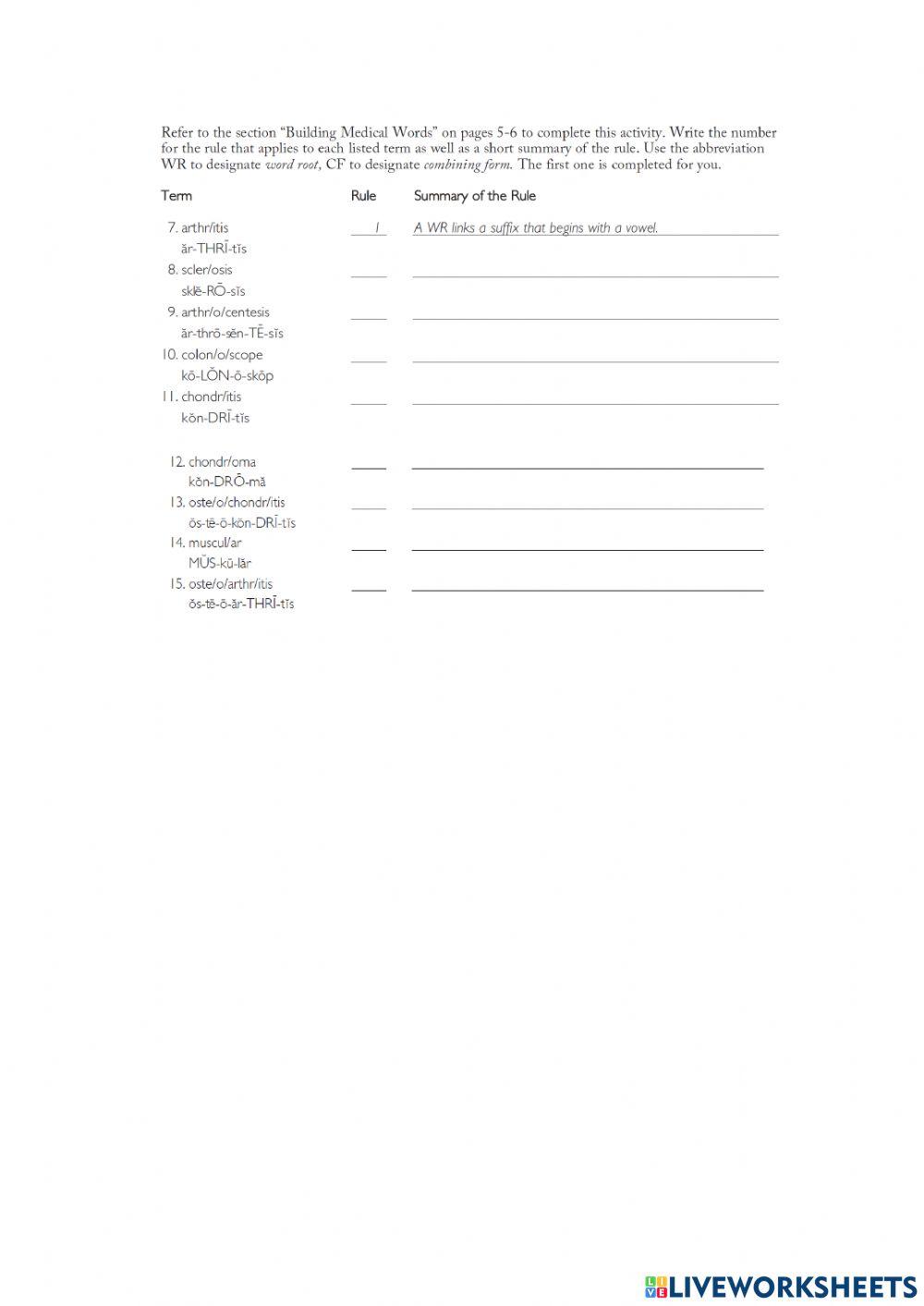 Achievement test online worksheet | Live Worksheets