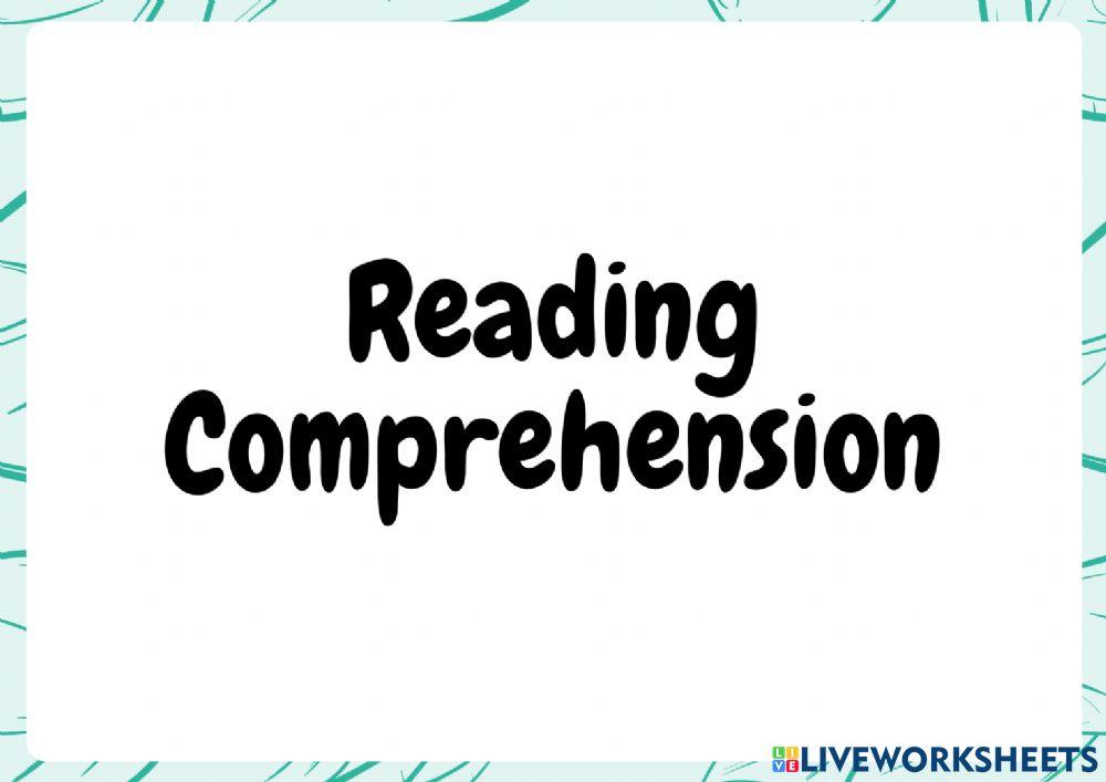 Reading National Exam online exercise for | Live Worksheets