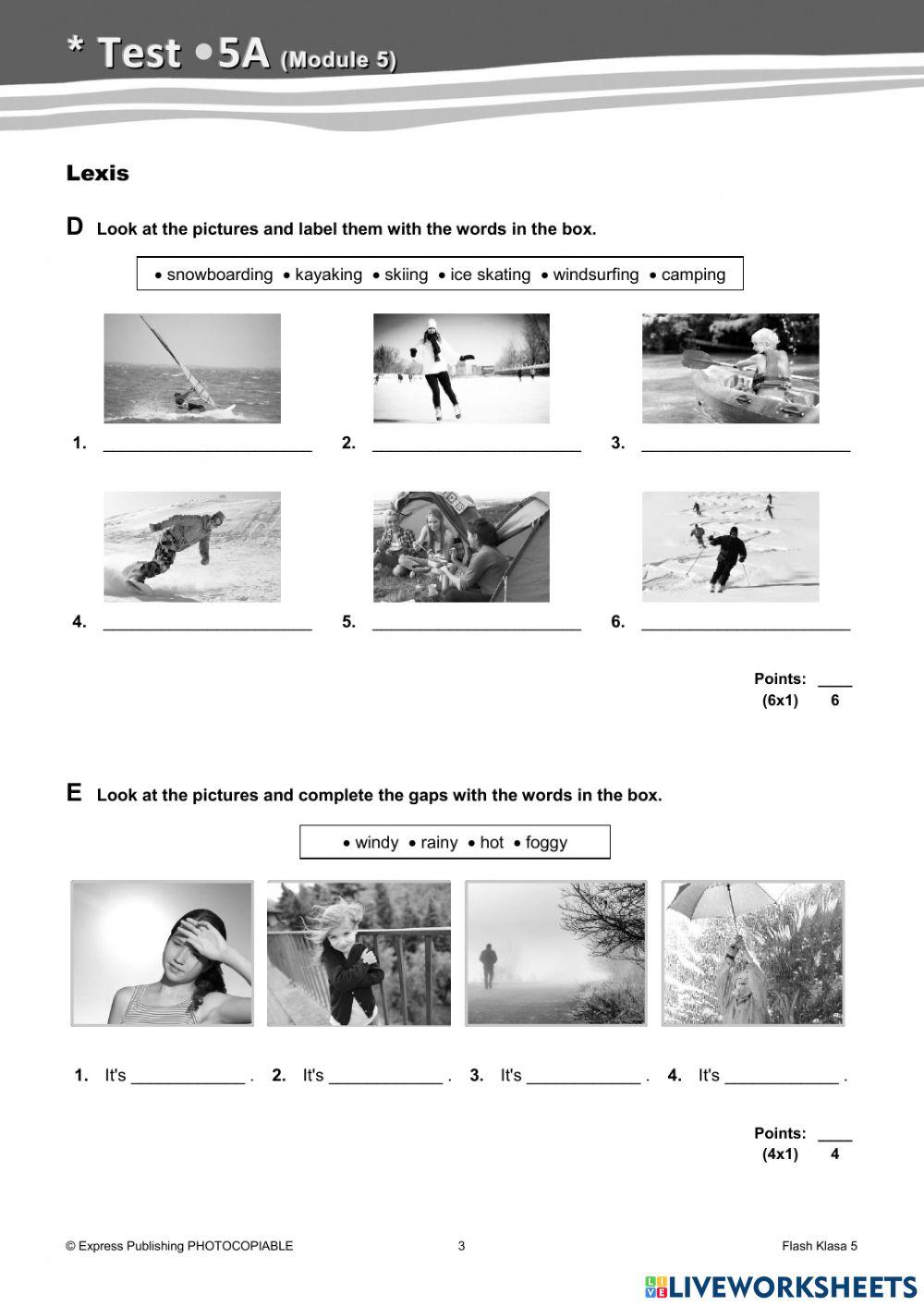 6945585 | Flash klasa 5 u5 | olla261 | LiveWorksheets