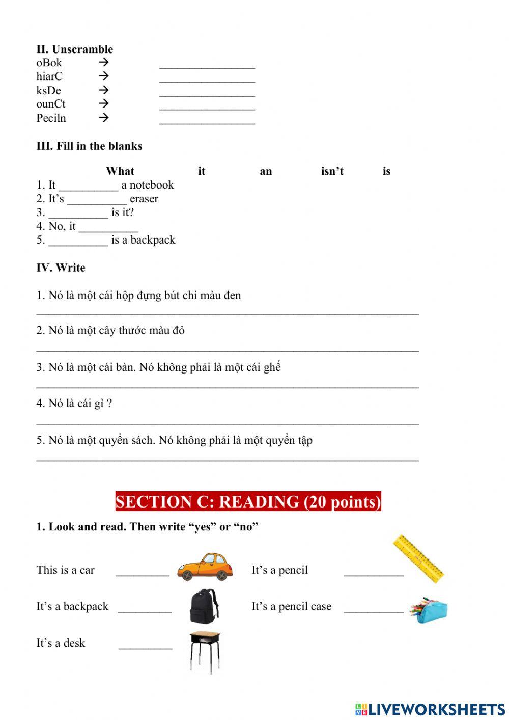 Up1 T7-CN online exercise for | Live Worksheets