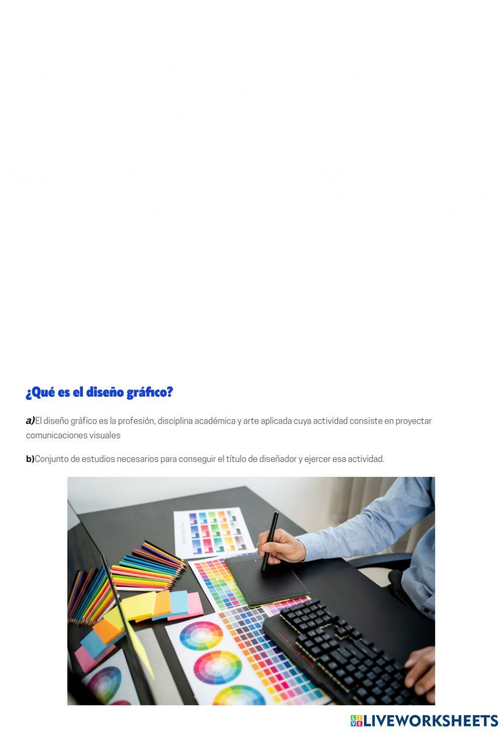Diseño grafico | Free Interactive Worksheets | 2336040