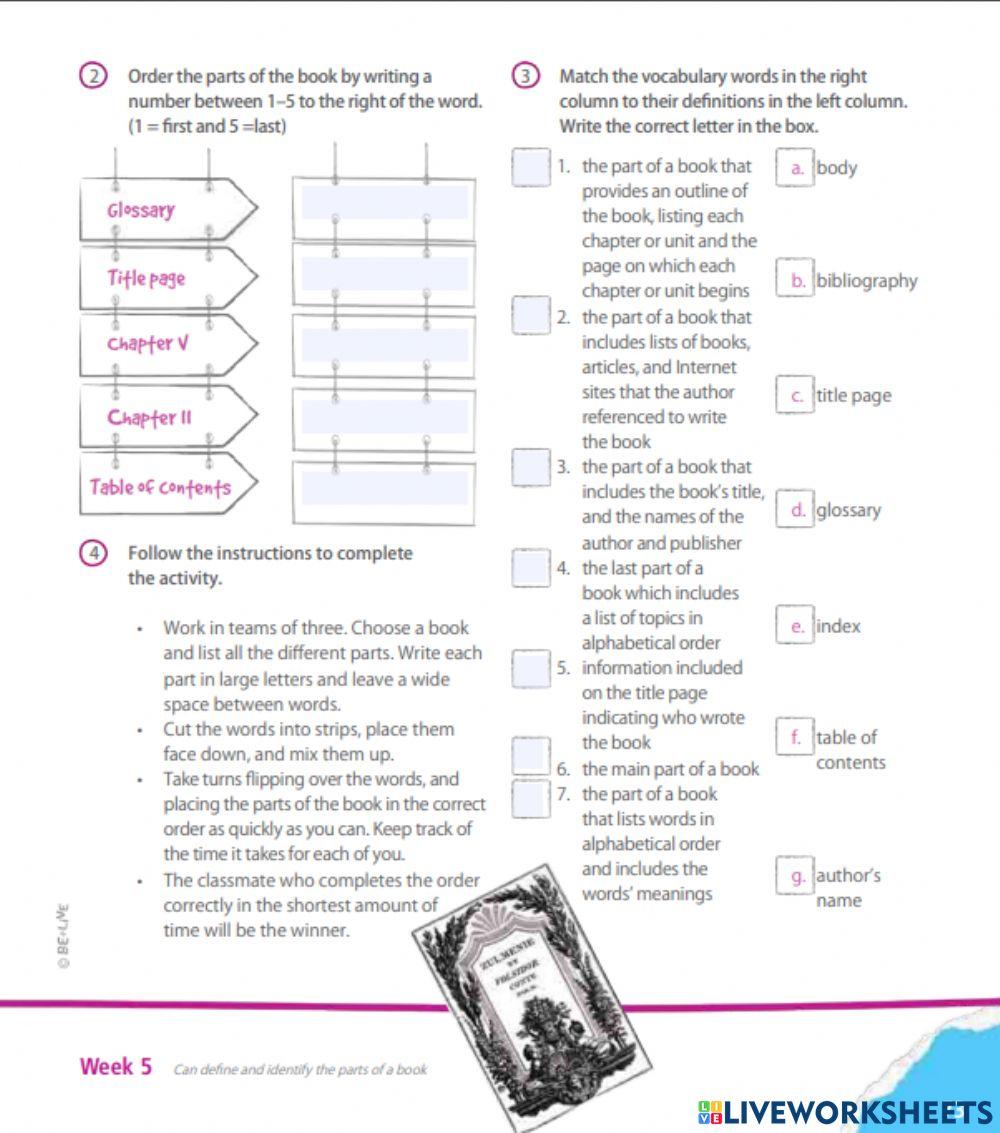 Parts of the bo… | Free Interactive Worksheets | 6945322