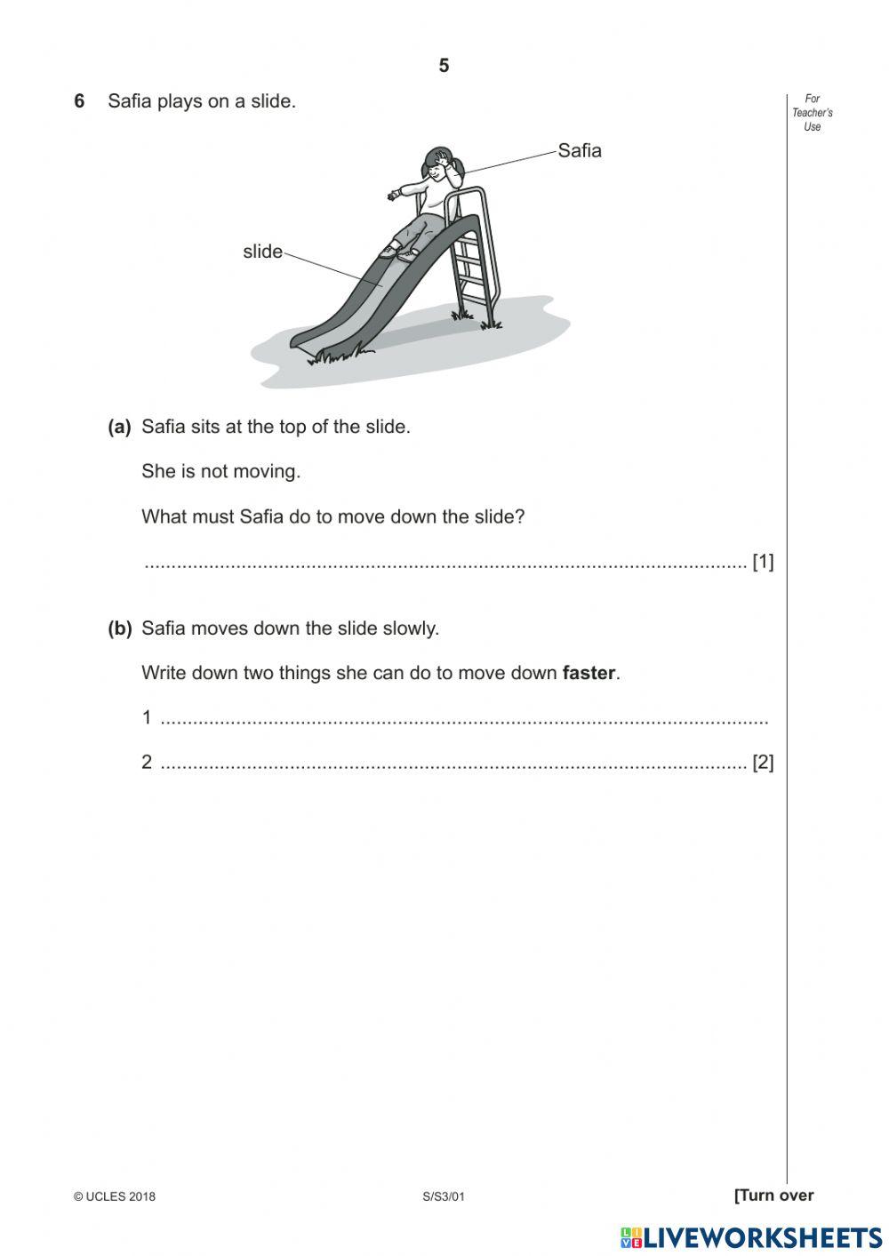 Stage 3 Science… | Free Interactive Worksheets | 6948097