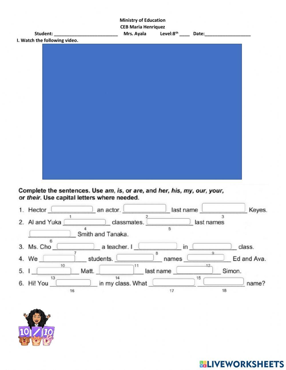 Formative Virtual Test 8th online exercise for | Live Worksheets