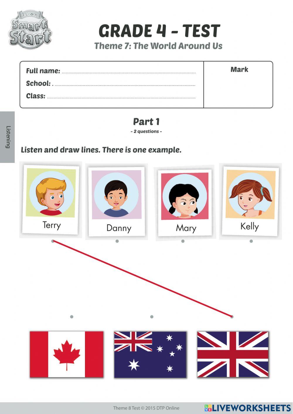 SMART START 4 THEME 7 LISTENING 6979713 | lilynguyen1997