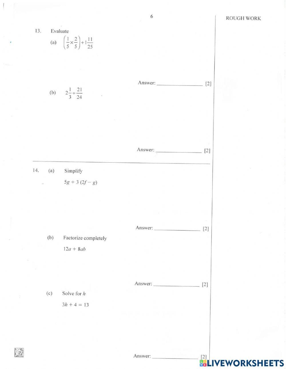 7012370 | Bjc 2020 paper 1 | Dominique Thompson