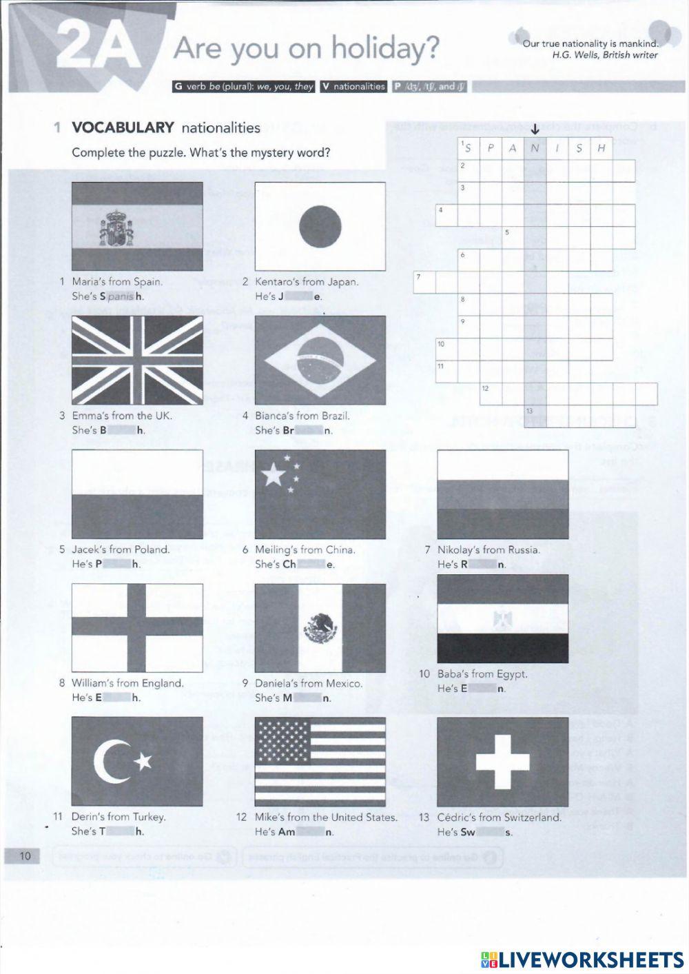 2a 4th edition online exercise for | Live Worksheets