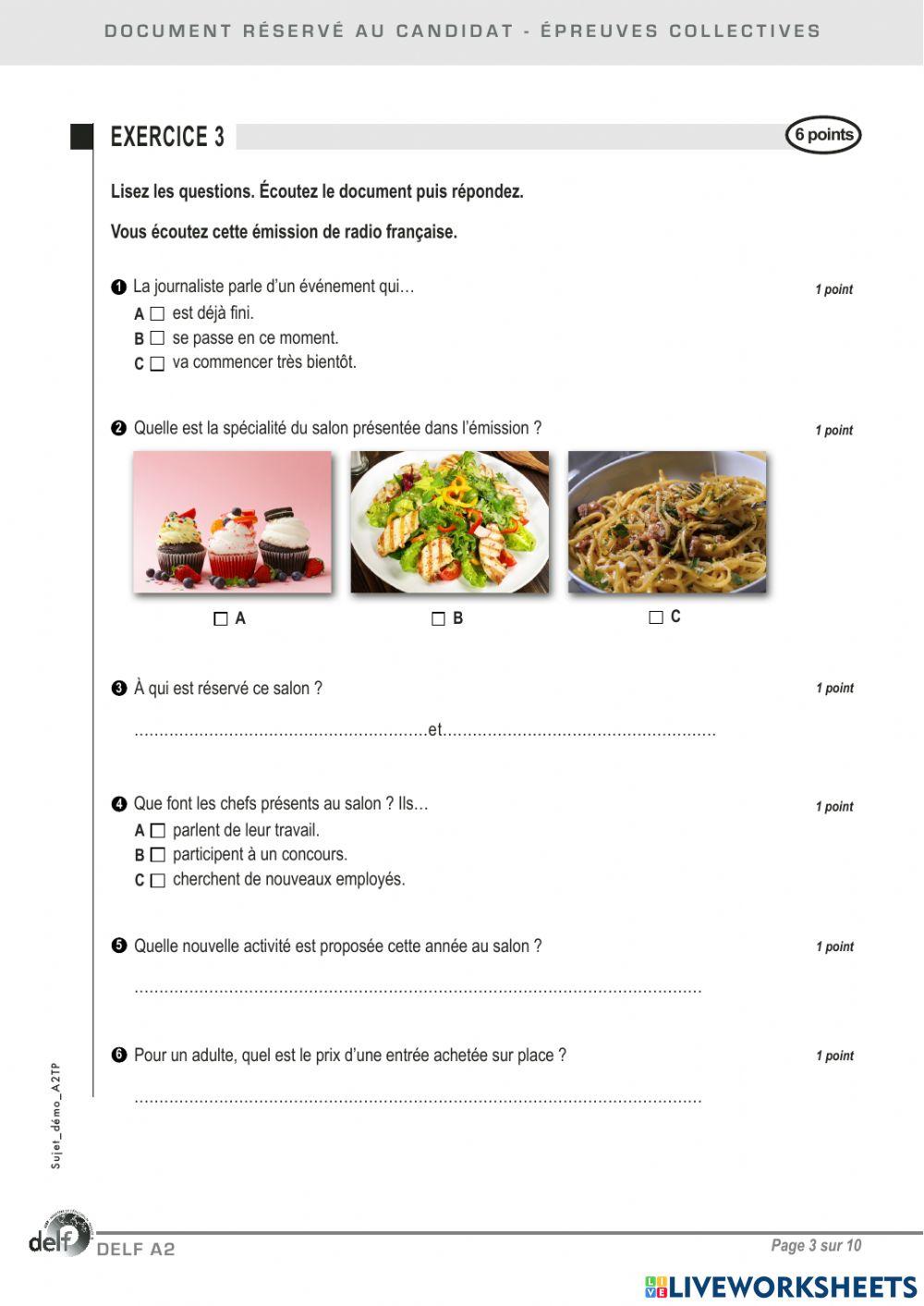 Compréhension O… | Free Interactive Worksheets | 7012757