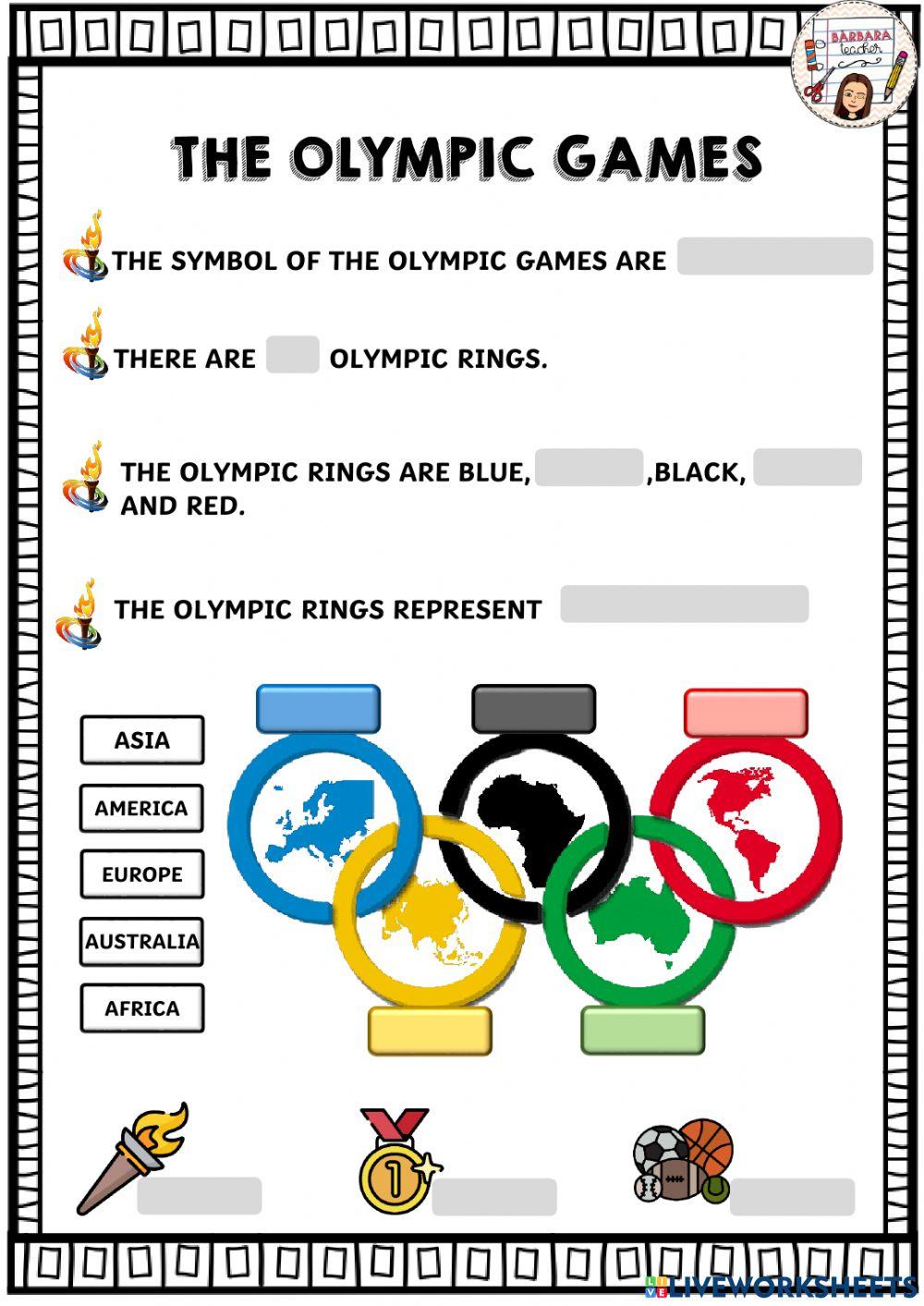 The olympic gam… | Free Interactive Worksheets | 7012916