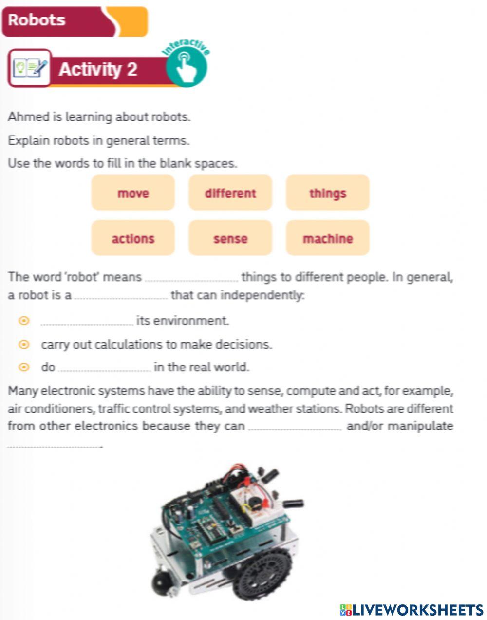 Activity 2 Unit 2 Term 3 2022-2023 online exercise for | Live Worksheets
