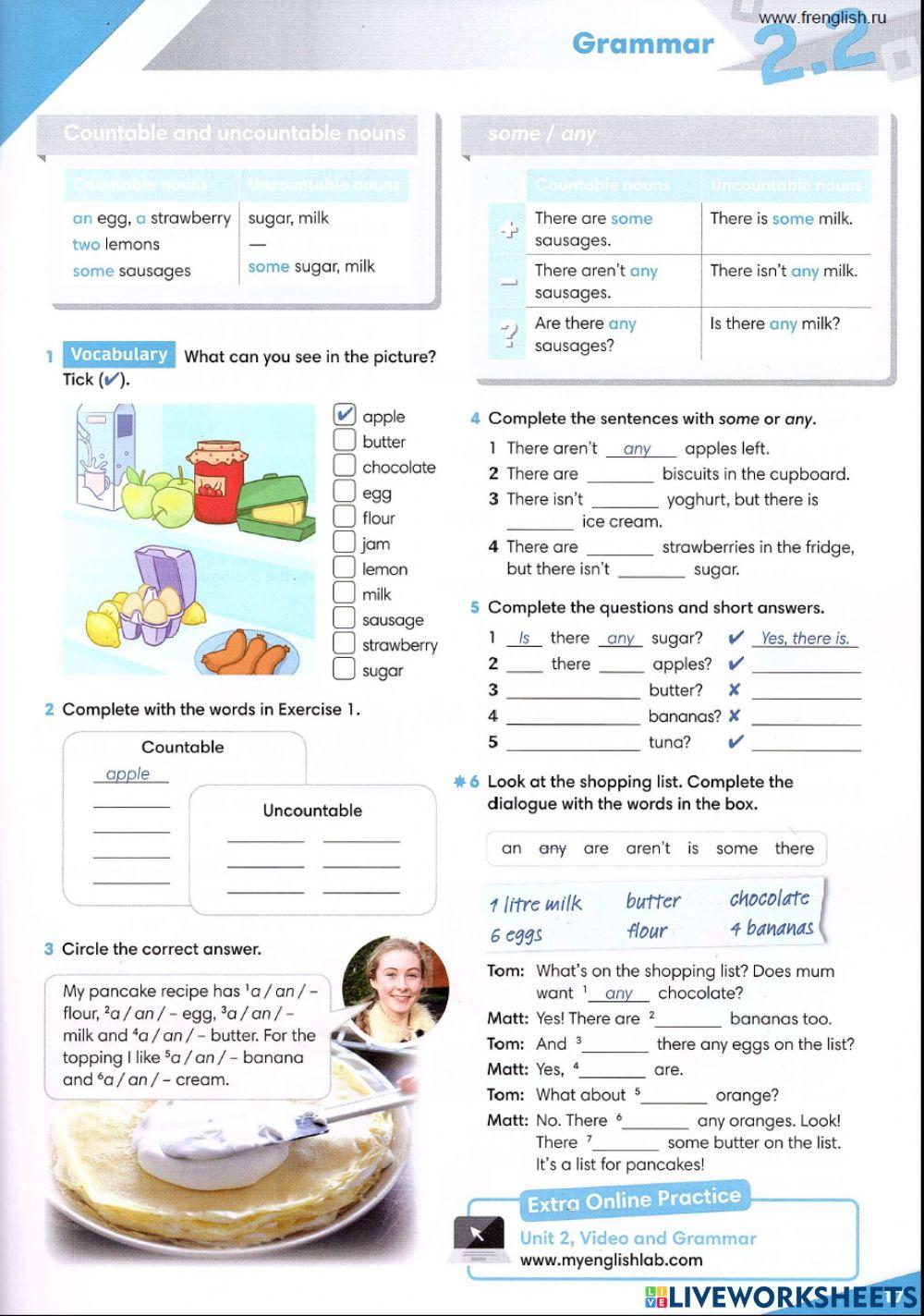 Gg2 exercise | Live Worksheets