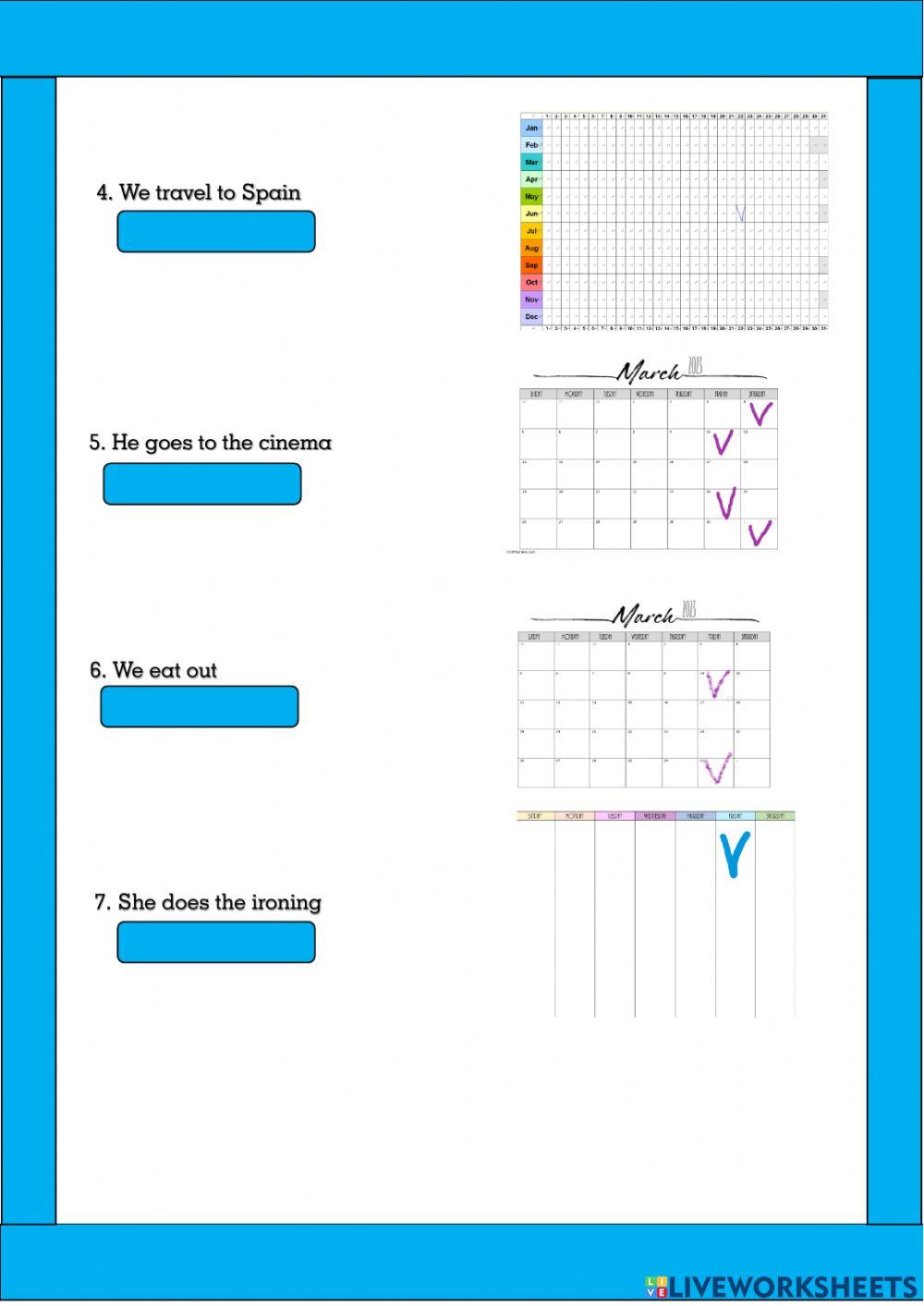Adverbs of freq… | Free Interactive Worksheets | 2336998