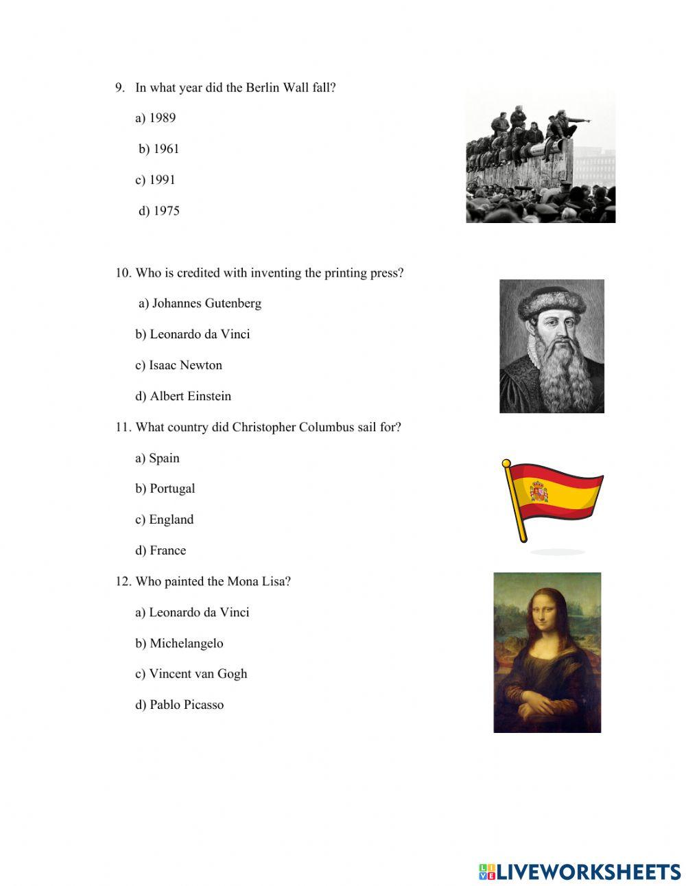 2337605 | Historical Events | Stefannía Guzmán Idárraga