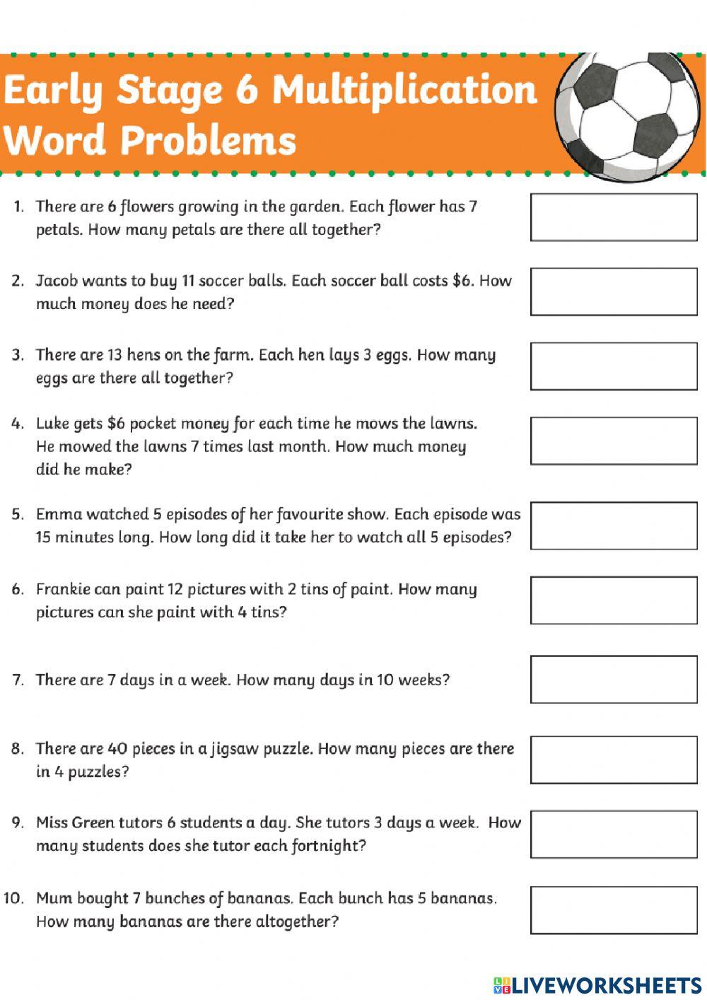 soccer math problems
