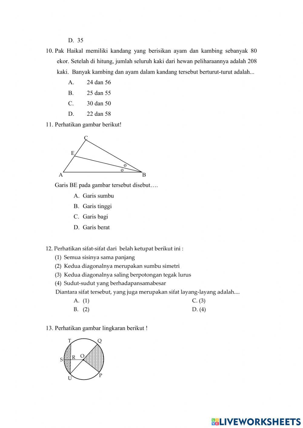 Try Out US SMP worksheet | Live Worksheets