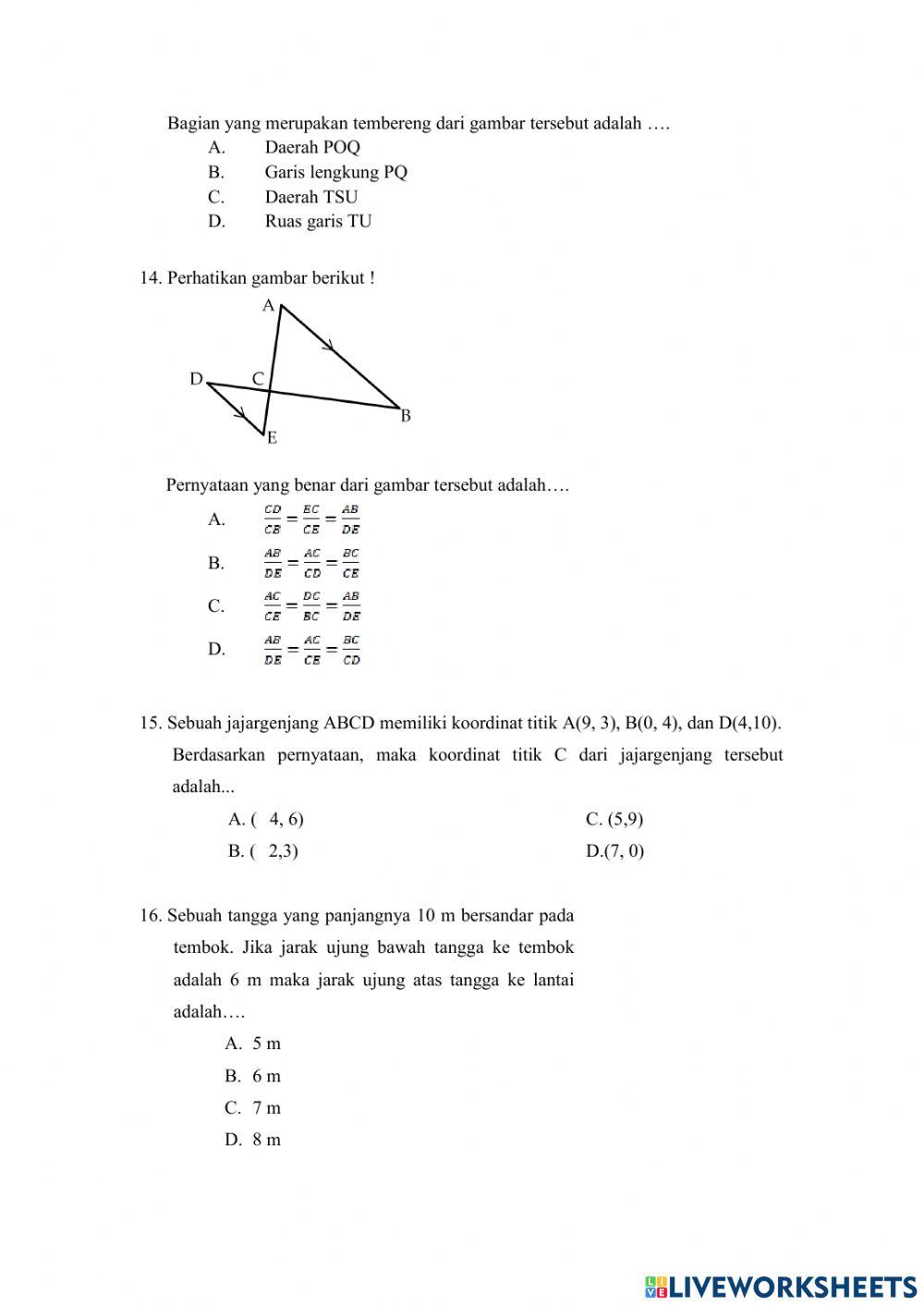 Try Out US SMP worksheet | Live Worksheets